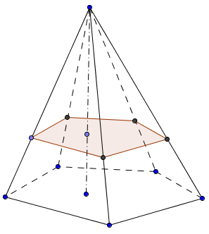 La section d'une pyramide par un plan parallèle au plan de la base est ...
